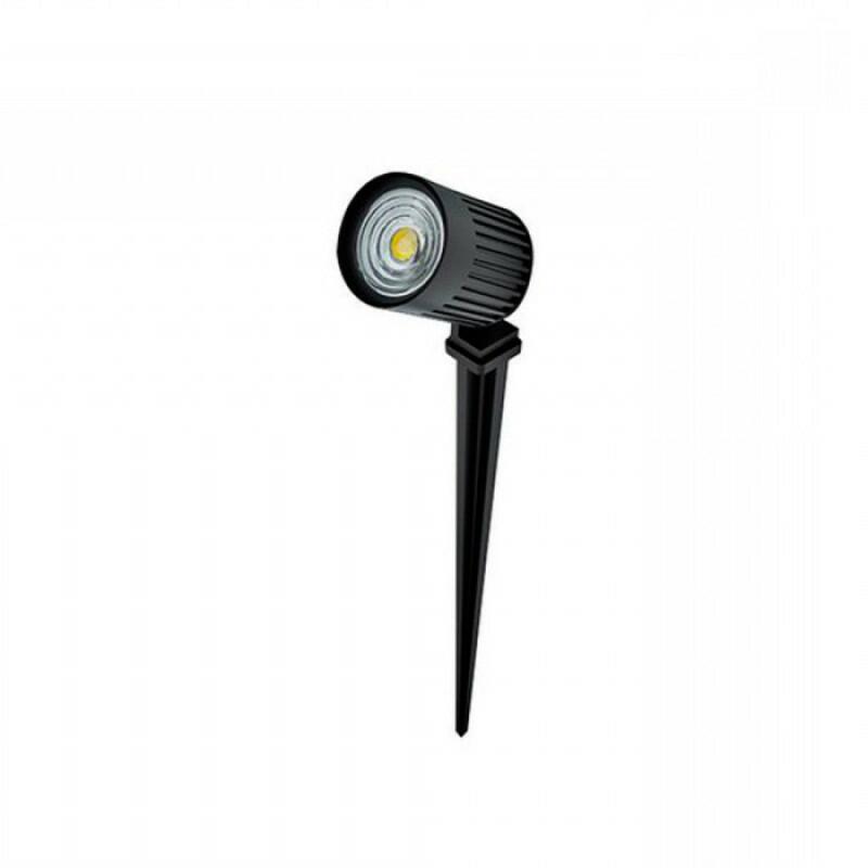 Espeto Finco Preto para Jardim Led 6W - 2700k - Interlight - 3026PM