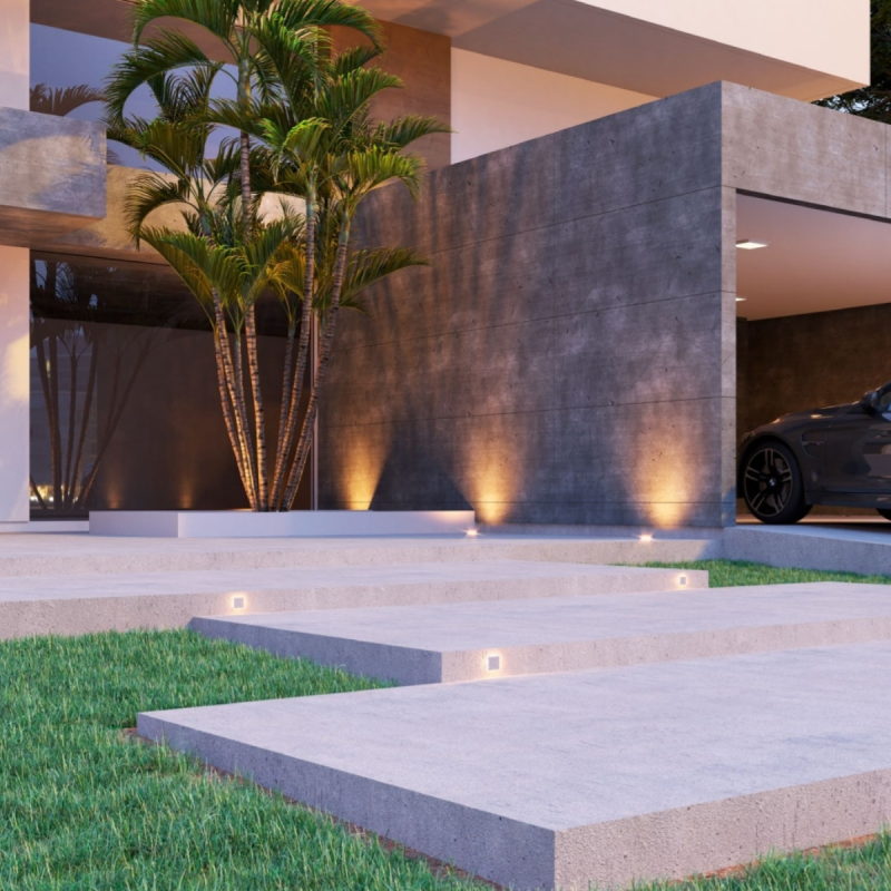 Embutido de Piso e Solo Flat In LED Interlight I Decor Lumen