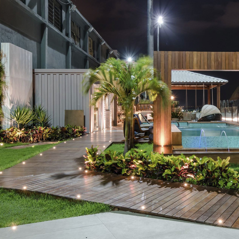 Embutido de Piso e Solo Flat In LED Interlight I Decor Lumen