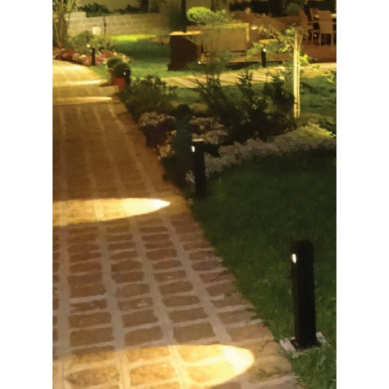 Poste Balizador Branco Luz Quente Interlight | Decor Lumen